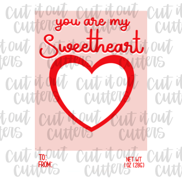 Sweetheart- Cookie Cards - Digital Download – Cut It Out Cutters
