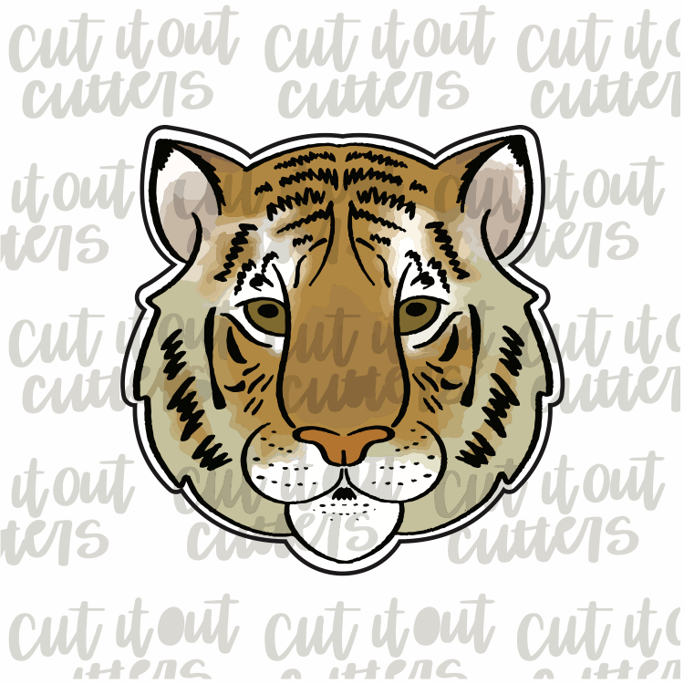 Tiger Cookie Cutter – Cut It Out Cutters
