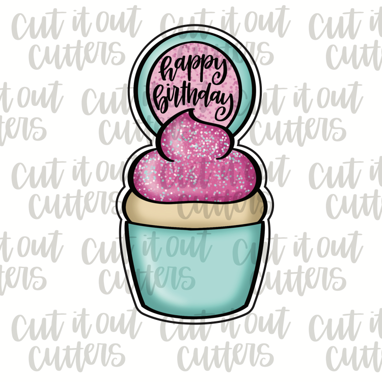 Topper Cupcake Cookie Cutter – Cut It Out Cutters
