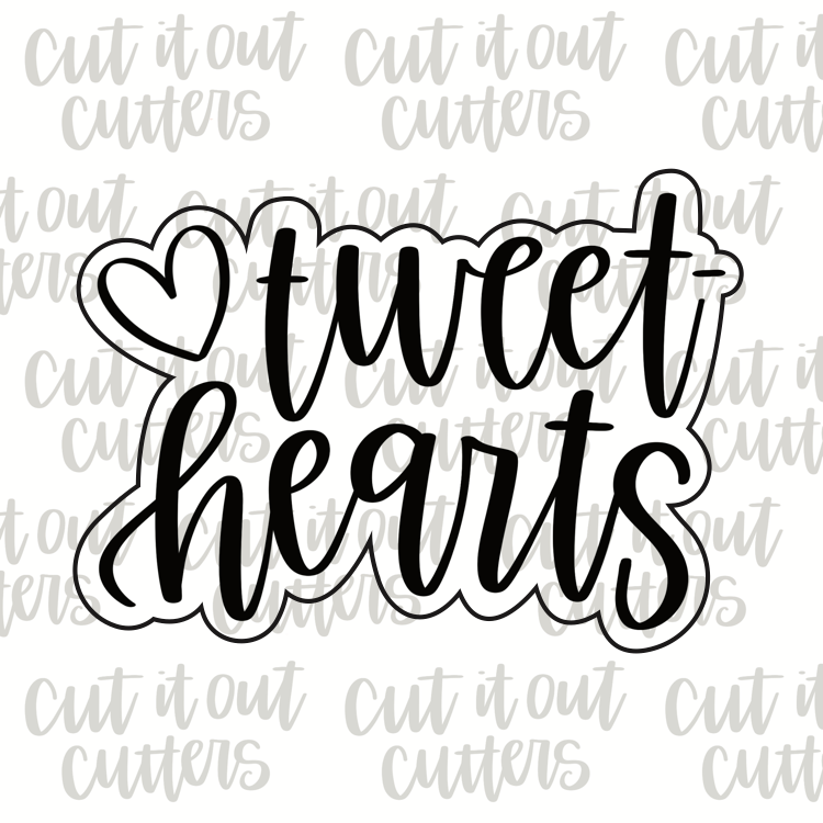 Tweet Hearts Cookie Cutter – Cut It Out Cutters