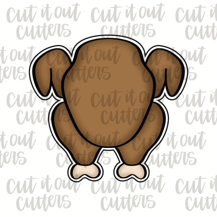 Whole Turkey Cookie Cutter – Cut It Out Cutters