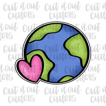 Whole World Cookie Cutter – Cut It Out Cutters
